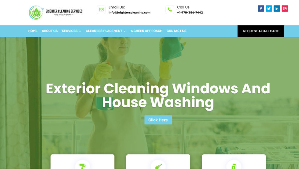 Brighter Cleaning Services - Technoz Software